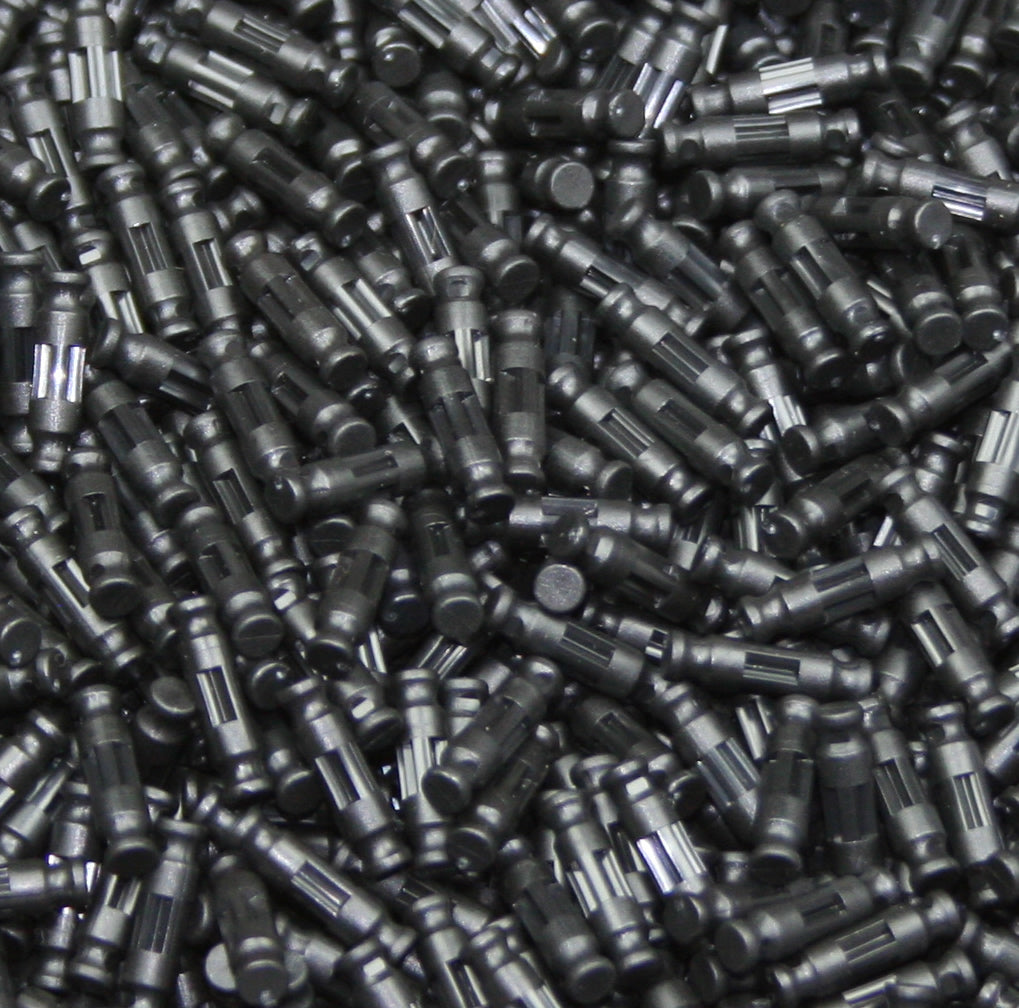 Pack 100 MICRO K'NEX Rod 14mm Black (0.5in.) | knexusergroup