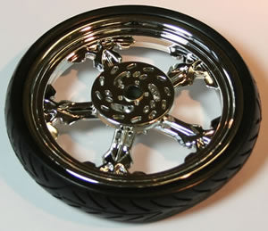 K'NEX Wheel Narrow 100mm Chrome – knexusergroup